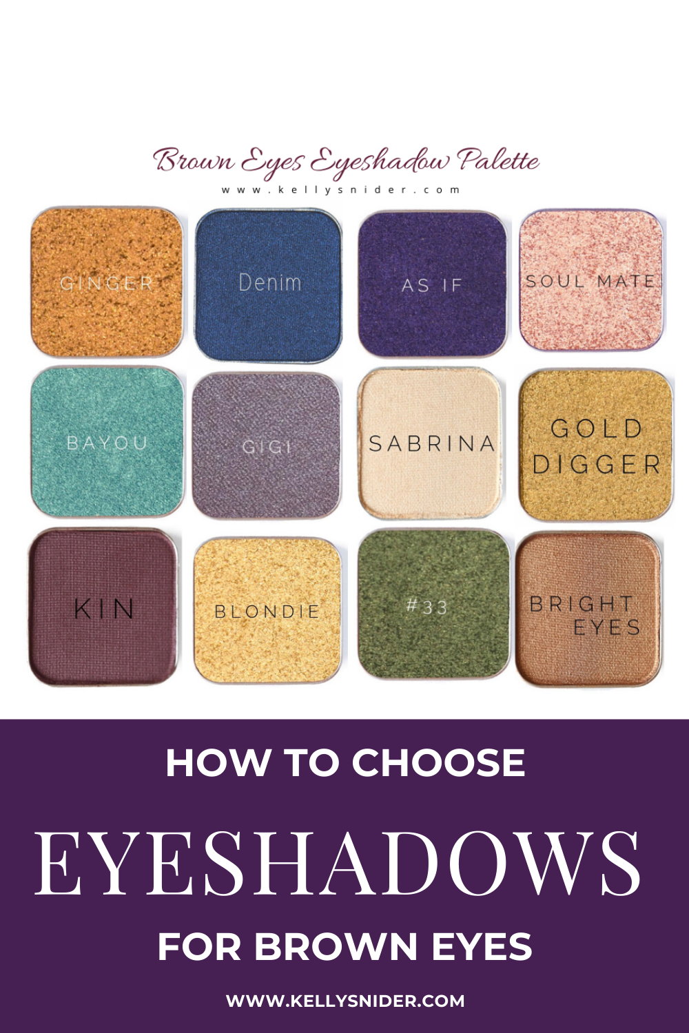 The Best Eyeshadow Colors for Brown Eyes from Maskcara | Kelly Snider