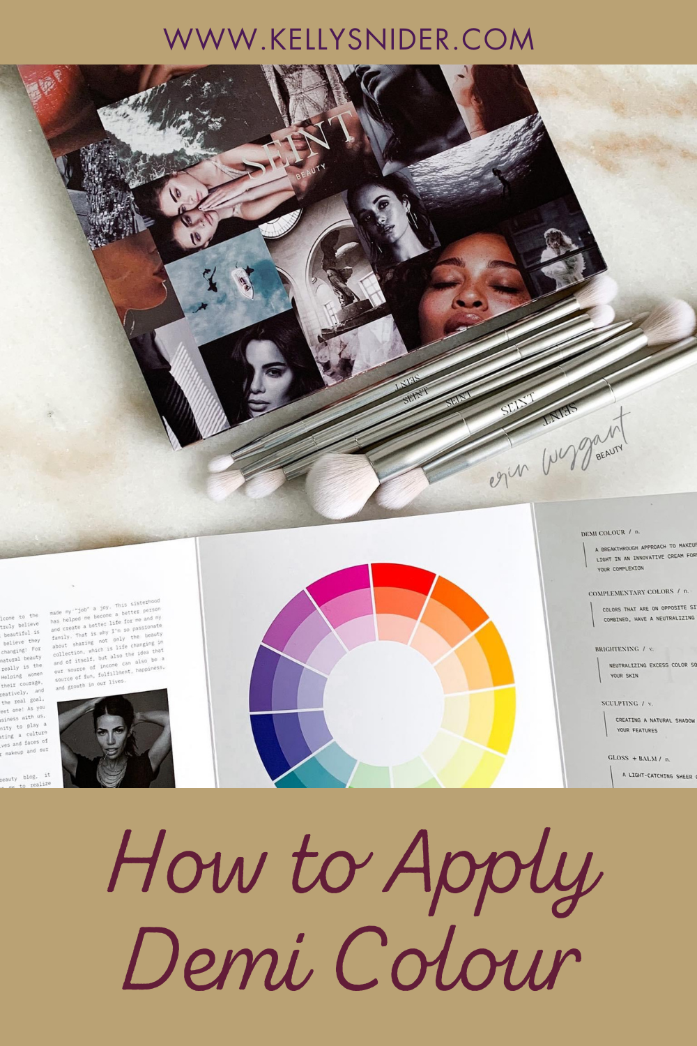 How to Apply Demi Colour from Seint Beauty | Kelly Snider