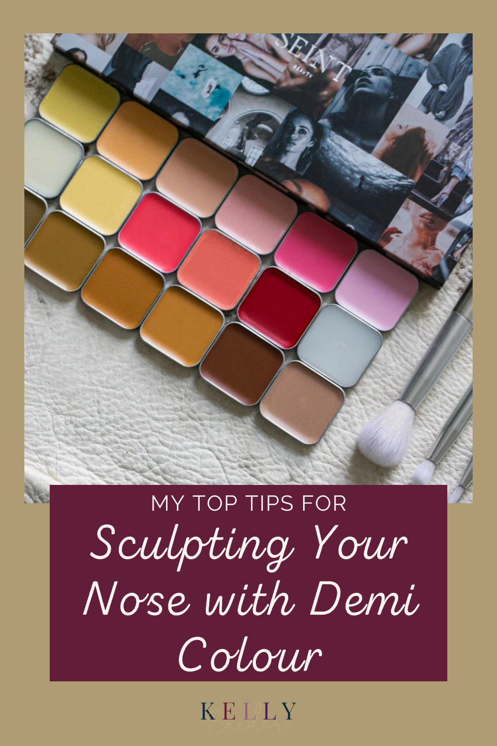 How to Sculpt Your Nose with Demi Colour from Seint | Kelly Snider