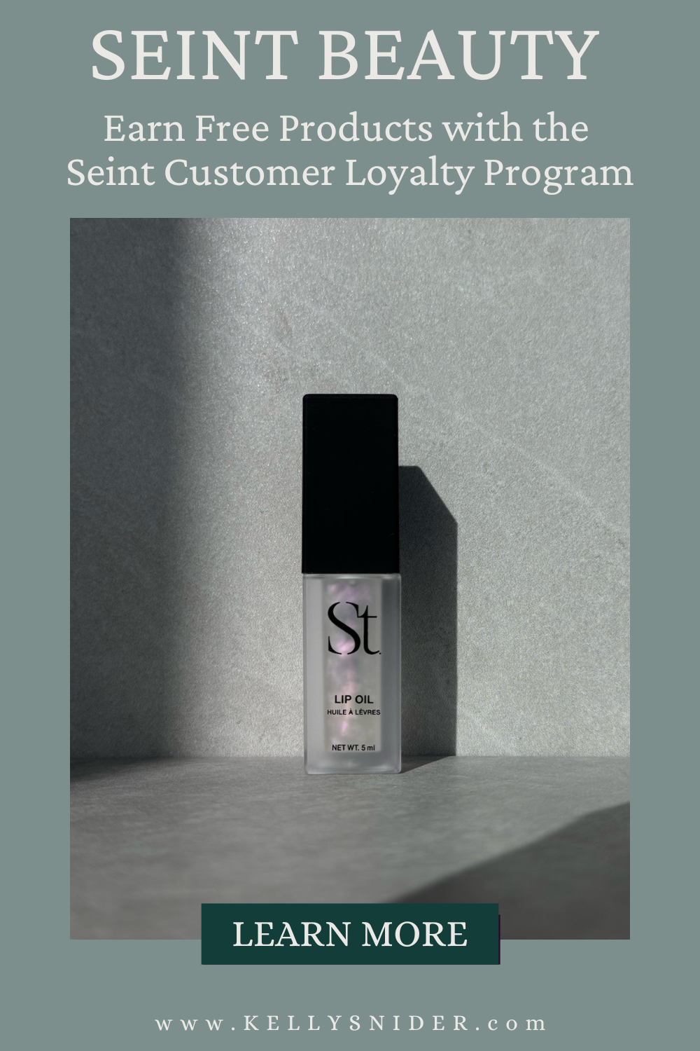 Earn Free Products with the Seint Customer Loyalty Program | Kelly Snider